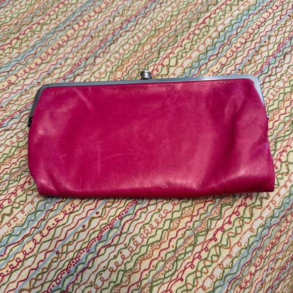 HOBO | Bags | Hobo The Original Pink Leather Double Kisslock Framed ...